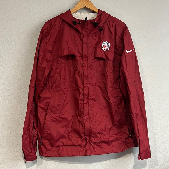 Nike | Jackets & Coats | Size Large Red Football Jacket Nfl Nike Storm ...